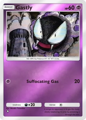 gastly pokemon card full art