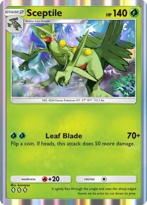 Sceptile | Pokémon Cards and Details | pkmn.gg