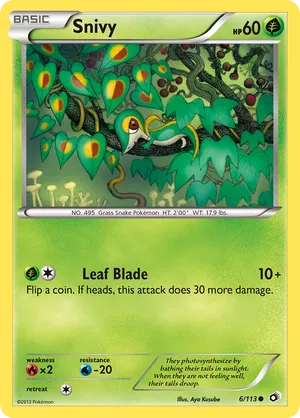 Snivy | Pokémon Cards and Details | pkmn.gg