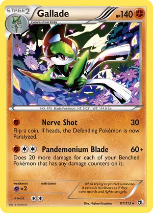 Gallade | Pokémon Cards and Details | pkmn.gg