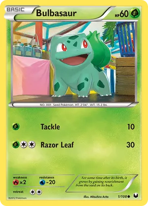 Bulbasaur | Pokémon Cards and Details | pkmn.gg