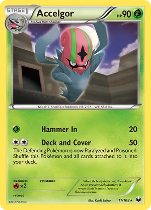 Accelgor | Pokémon Cards and Details | pkmn.gg