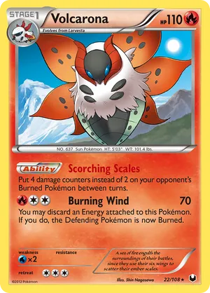 Volcarona | Pokémon Cards and Details | pkmn.gg