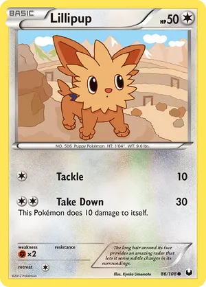 Lillipup | Pokémon Cards and Details | pkmn.gg