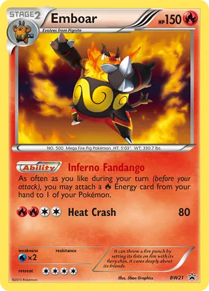 Emboar | Pokémon Cards and Details | pkmn.gg
