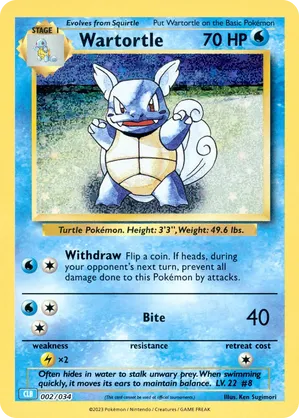 Wartortle | Pokémon Cards and Details | pkmn.gg