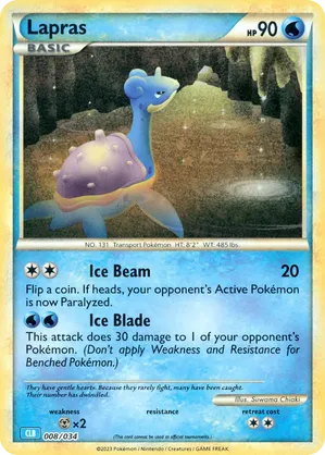 Lapras | Pokémon Cards and Details | pkmn.gg