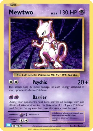 Mewtwo | Pokémon Cards and Details | pkmn.gg