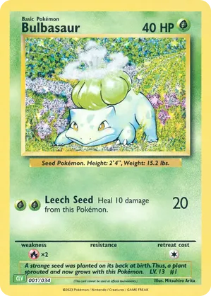 Bulbasaur | Pokémon Cards and Details | pkmn.gg