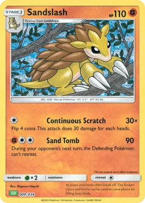 Sandslash | Pokémon Cards and Details | pkmn.gg