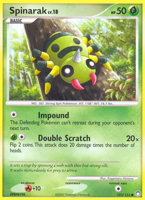 Spinarak | Pokémon Cards and Details | pkmn.gg