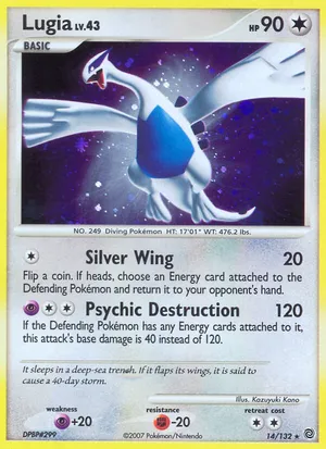 lugia mega evolution card