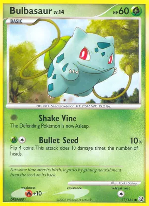 Bulbasaur | Pokémon Cards and Details | pkmn.gg