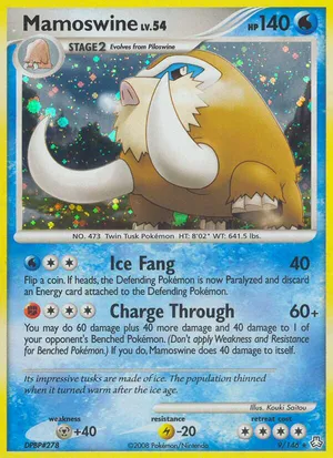 Mamoswine | Pokémon Cards and Details | pkmn.gg