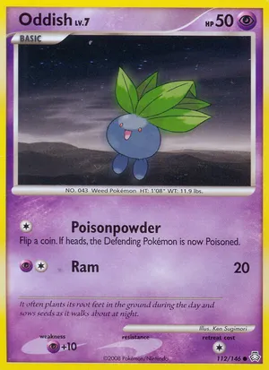 Oddish | Pokémon Cards and Details | pkmn.gg