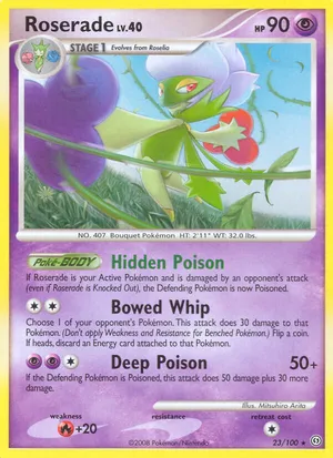Roserade | Pokémon Cards and Details | pkmn.gg