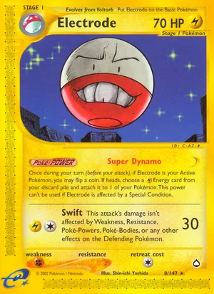 electrode card