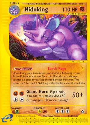 nidoking cards