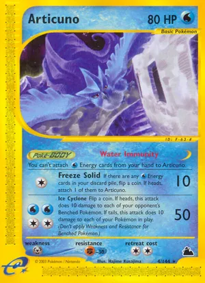articuno mega evolution card
