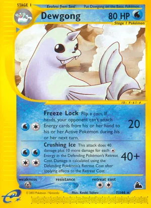 Dewgong | Pokémon Cards and Details | pkmn.gg
