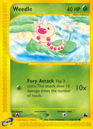 Weedle | Pokémon Cards and Details | pkmn.gg