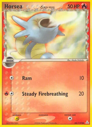 horsea basic pokemon card