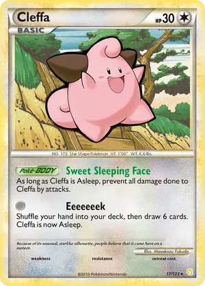 cleffa card