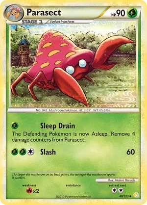 Parasect | Pokémon Cards and Details | pkmn.gg