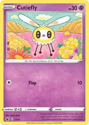 Cutiefly | Pokémon Cards and Details | pkmn.gg