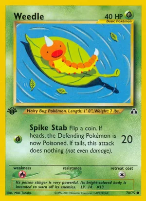 Weedle | Pokémon Cards and Details | pkmn.gg