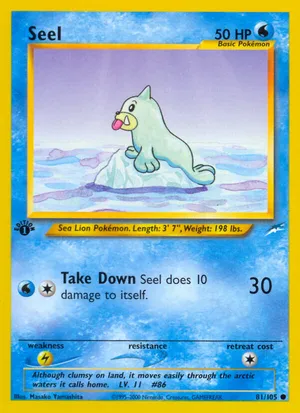 Seel | Pokémon Cards and Details | pkmn.gg