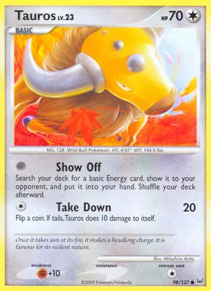 Tauros | Pokémon Cards and Details | pkmn.gg
