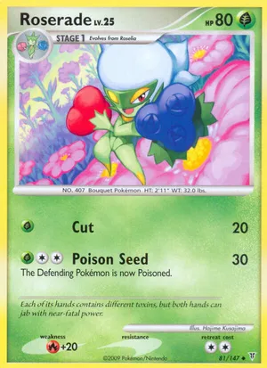 Roserade | Pokémon Cards and Details | pkmn.gg