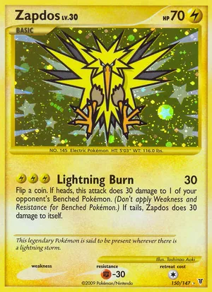 Zapdos | Pokémon Cards and Details | pkmn.gg