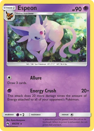 Espeon | Pokémon Cards and Details | pkmn.gg