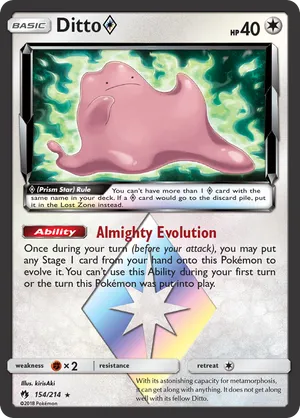 Ditto | Pokémon Cards and Details | pkmn.gg