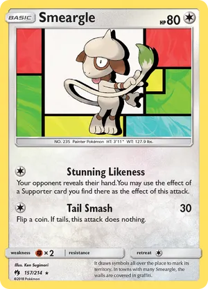 Smeargle | Pokémon Cards and Details | pkmn.gg
