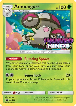 Amoonguss | Pokémon Cards and Details | pkmn.gg