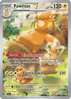 Pawmot | Pokémon Cards and Details | pkmn.gg