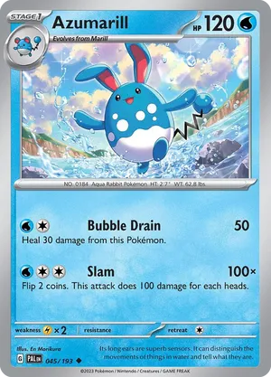Azumarill | Pokémon Cards and Details | pkmn.gg