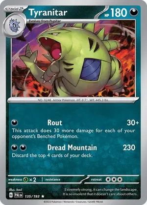 Tyranitar | Pokémon Cards and Details | pkmn.gg
