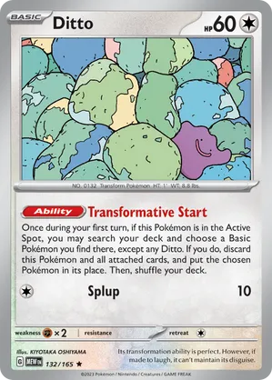 Ditto | Pokémon Cards and Details | pkmn.gg