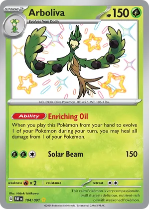 Arboliva | Pokémon Cards and Details | pkmn.gg