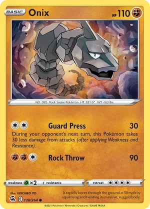 Onix | Pokémon Cards and Details | pkmn.gg