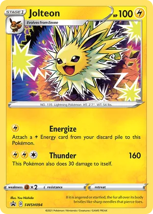 Jolteon | Pokémon Cards and Details | pkmn.gg
