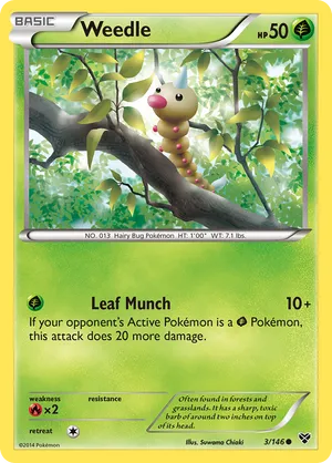 Weedle | Pokémon Cards and Details | pkmn.gg