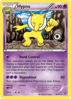 Hypno | Pokémon Cards and Details | pkmn.gg