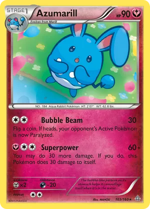 Azumarill | Pokémon Cards and Details | pkmn.gg