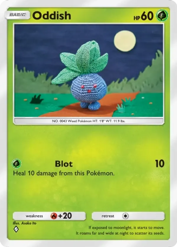oddish pokemon card 2023
