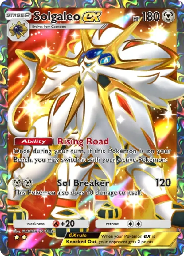 Solgaleo ex 189 Celestial Guardians | pkmn.gg